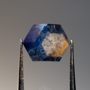 Blue Sapphire Yellow Freeform Cut Made in France - Etsy