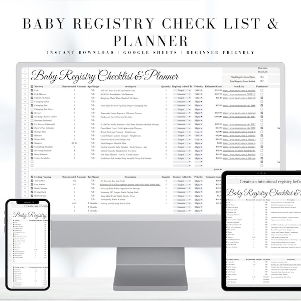 Baby Registry - Etsy