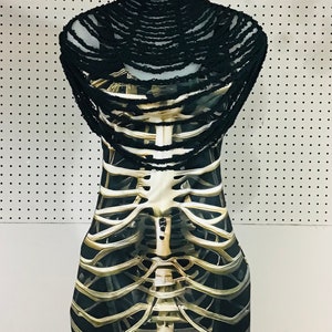 Them Bones - Bodycon Dress With Custom Woven Necklace - Etsy