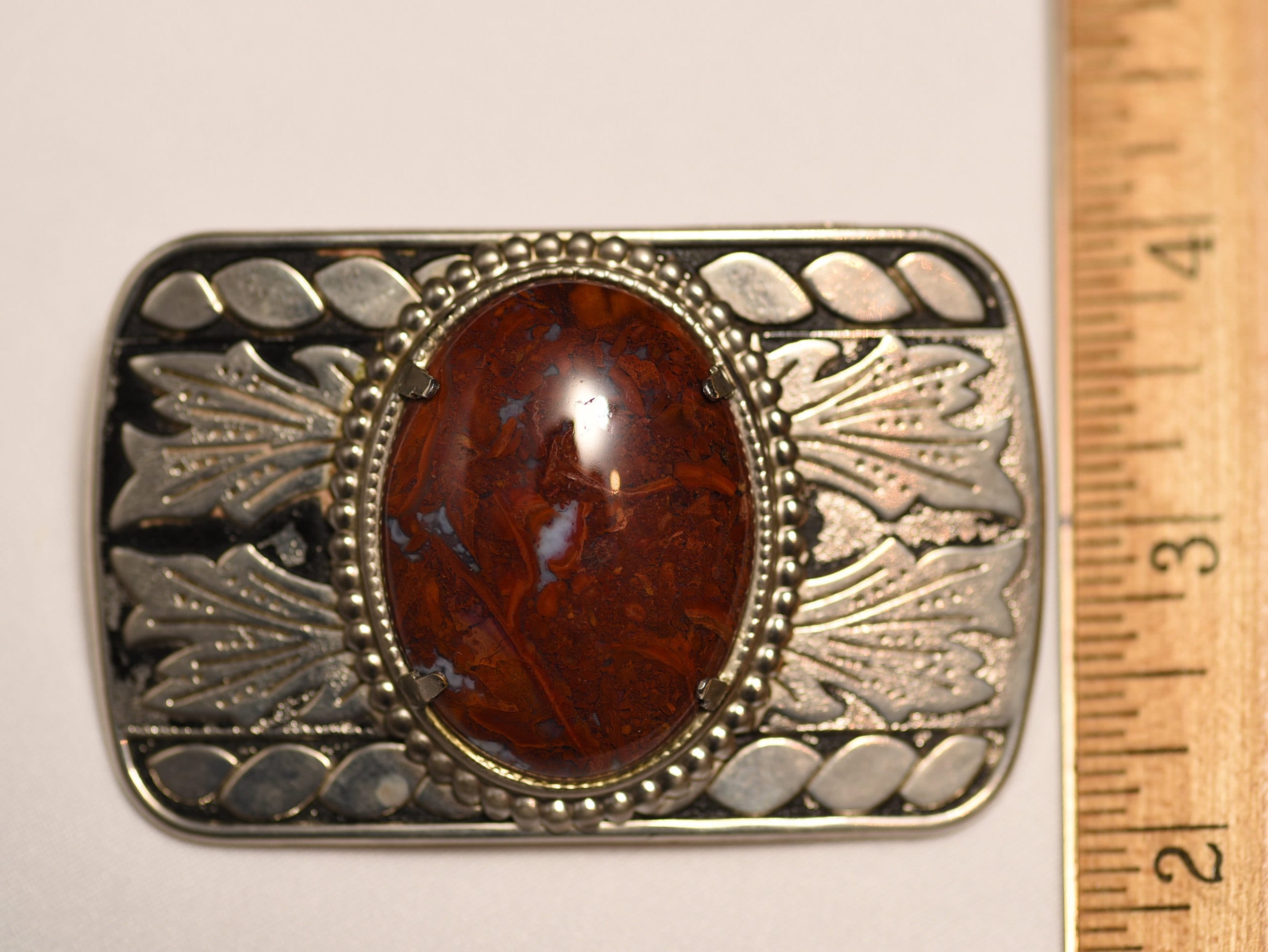 Gemstone Belt Buckle Natural Stone Vintage Belt Buckle - Etsy