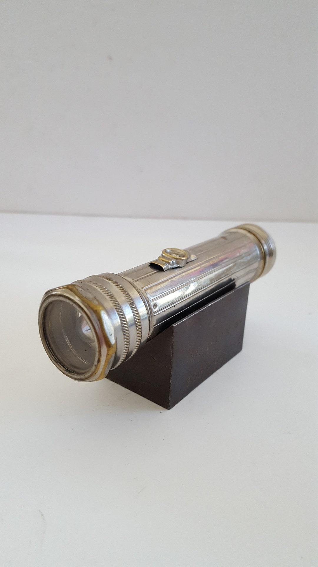 Vintage 1920's Eveready Flashlight: Nickel Finish, Working Condition - Etsy
