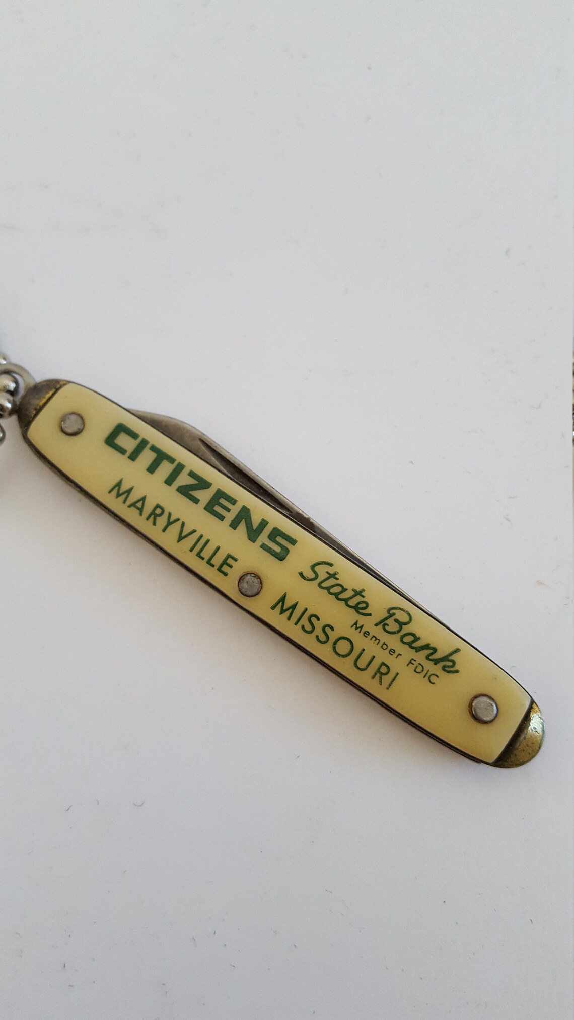 Vintage Circa 1960's Advertising Keychain Knife Citizens - Etsy
