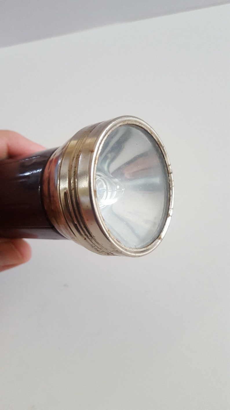 Vintage 1950 Burgess Flashlight Use 2 D Cells Not Included - Etsy