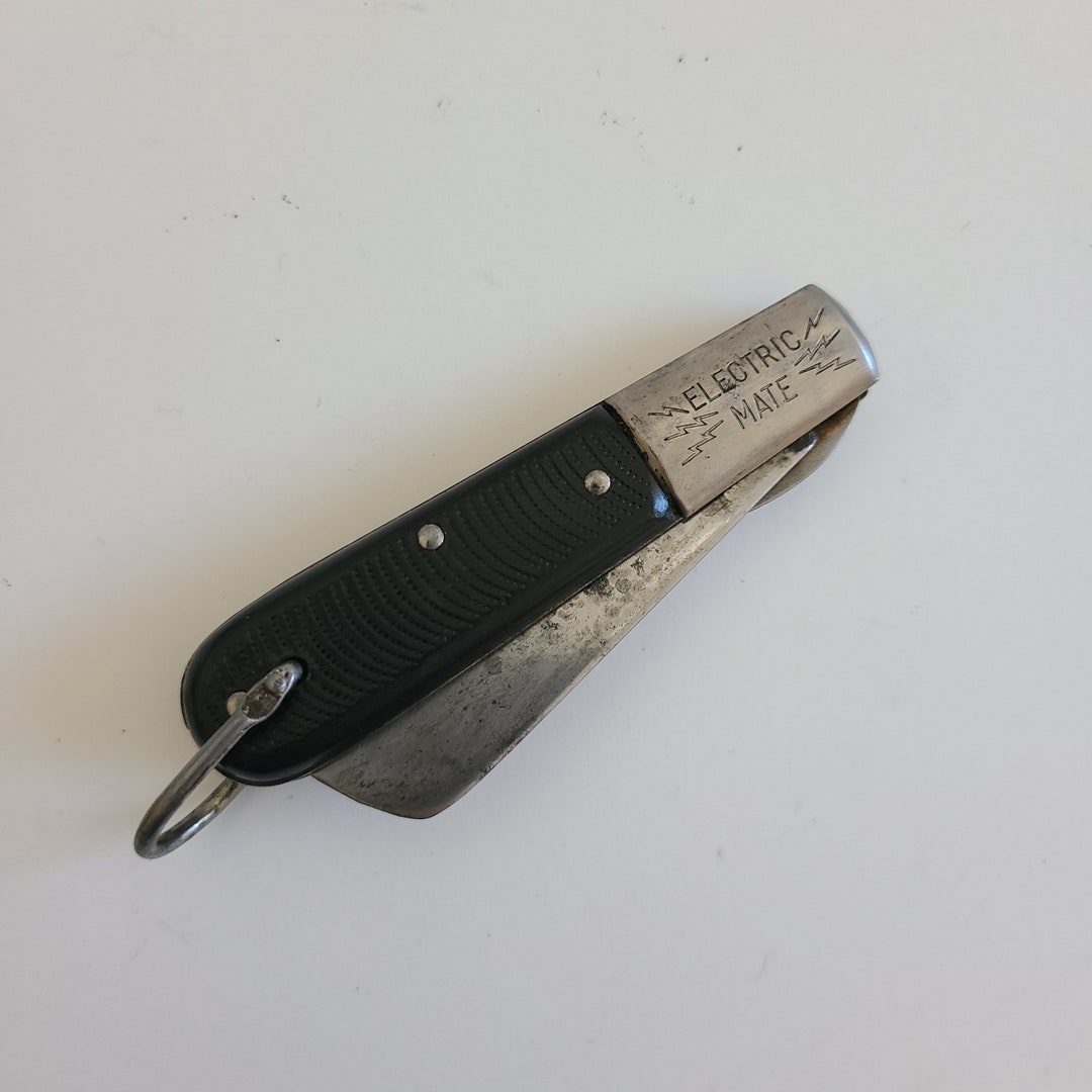 Vintage Ric-nor TL-29 Style Pocket Knife, Wire Stripper, Thumb Disk ...