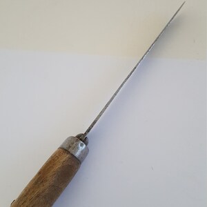 Vintage Handmade Large Utility Knife, 6 1/4" Blade, 1/2 Tang With 1 Pin ...