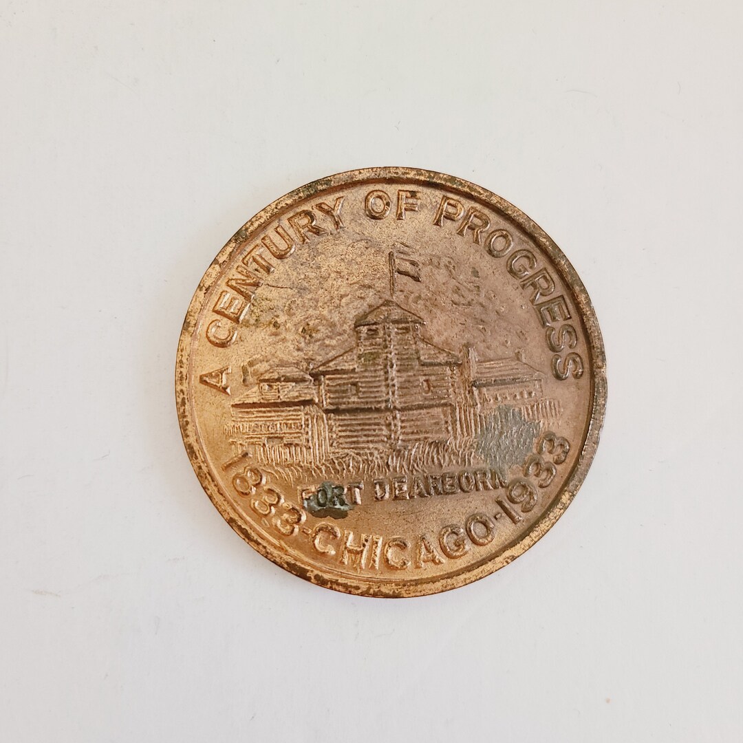 Vintage 1933-1934 Century of Progress, Chicago World's Exposition Lucky ...