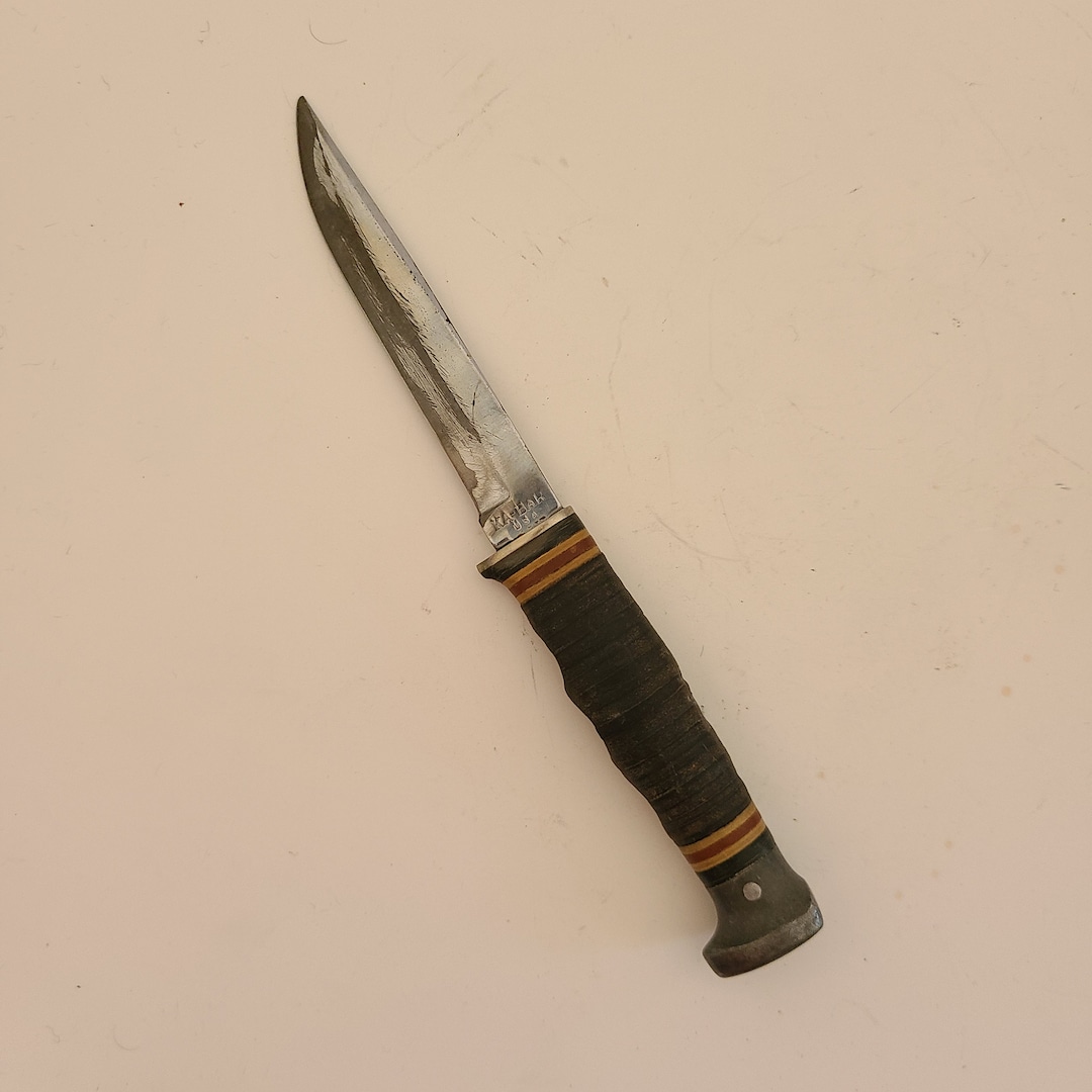 Vintage Ka-bar Small Game Hunting Knife: 1950-1970, 4" Blade - Etsy