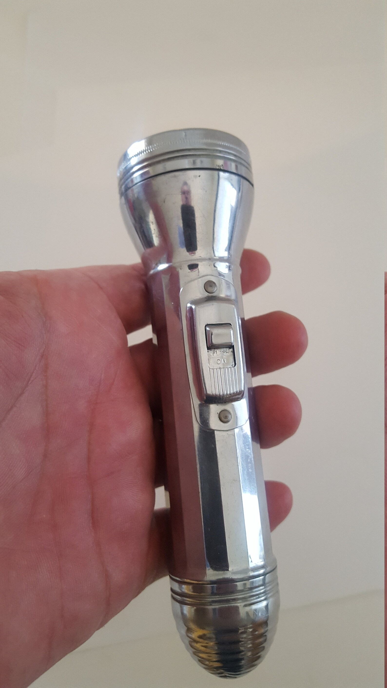 Vintage Unmarked USA Made Baby C Cell Flashlight With Glass | Etsy