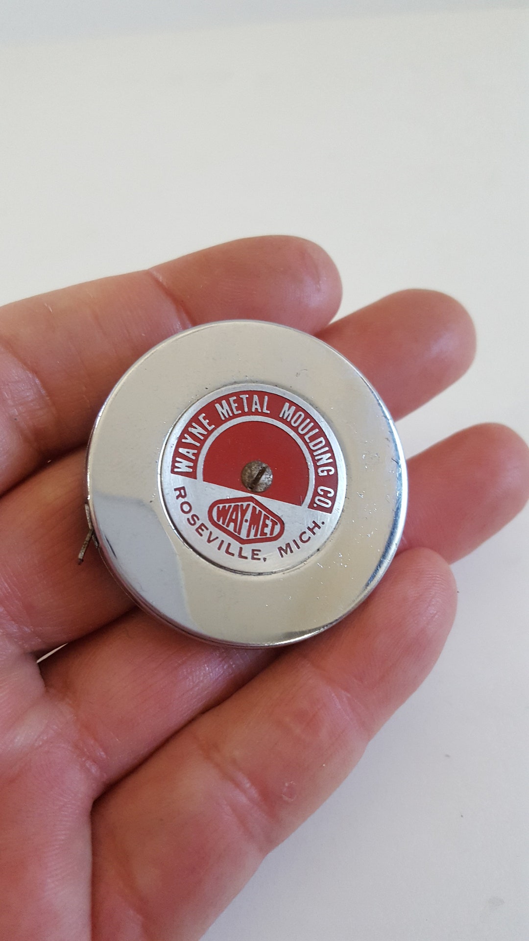 Vintage 1950's Master Rule Co Advertising Wayne Metal Moulding Chromium ...