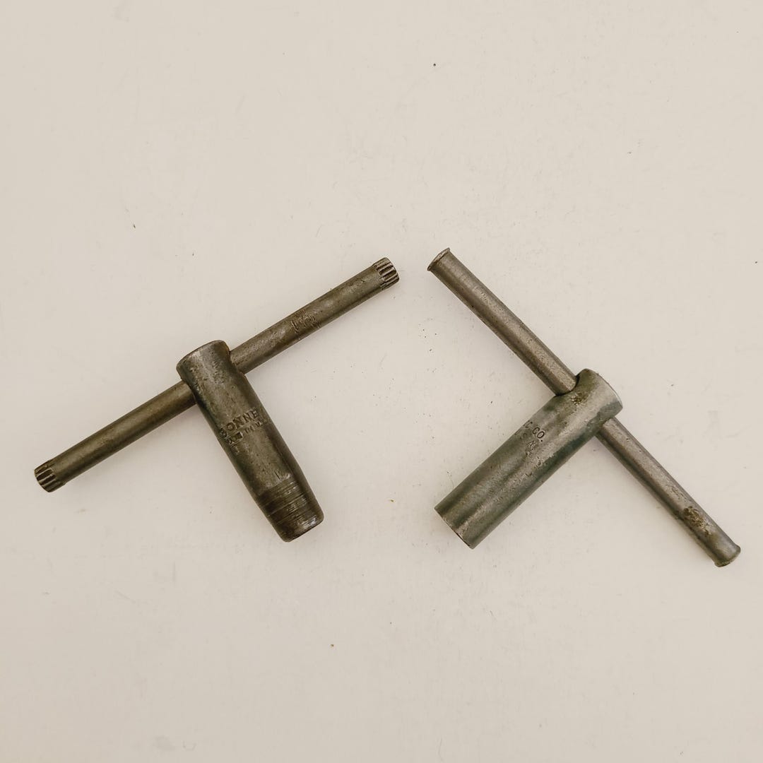 Vintage Lot of 2 Sizes of T-wrenches Bonney Tools RF 10 3/16 and a Duro ...