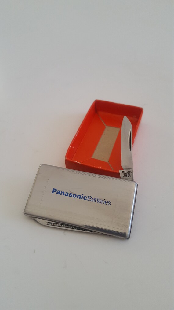 Vintage 1980's Panasonic Batteries advertising money … - Gem