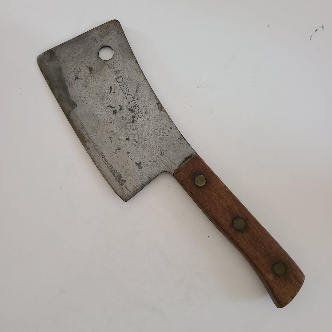 Vintage Dexter High Carbon Meat Cleaver - 7" Blade, 1950s Butchering Tool - Etsy