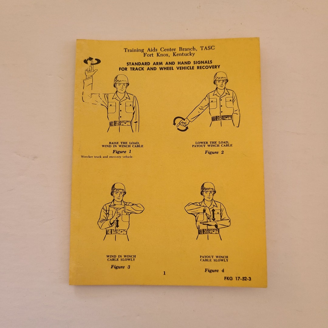 Vintage Circa 1980's US Army Training Booklet - Etsy Canada