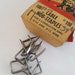 Vintage 1950's viking Brand Cable Nob Staples in Original Cardboard Box ...