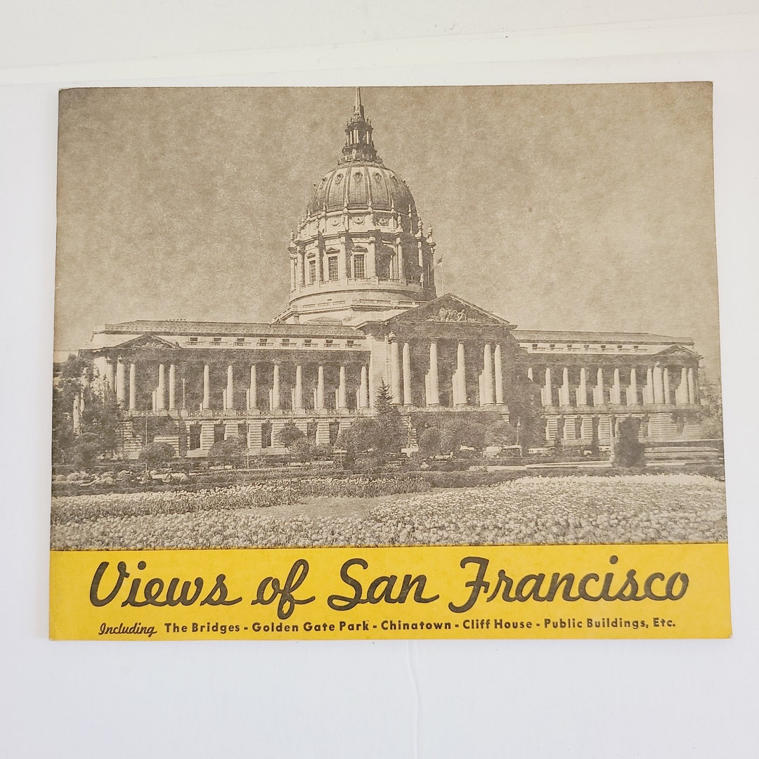 Vintage Circa 1938 Souvenir Booklet of Views of San Francisco ...