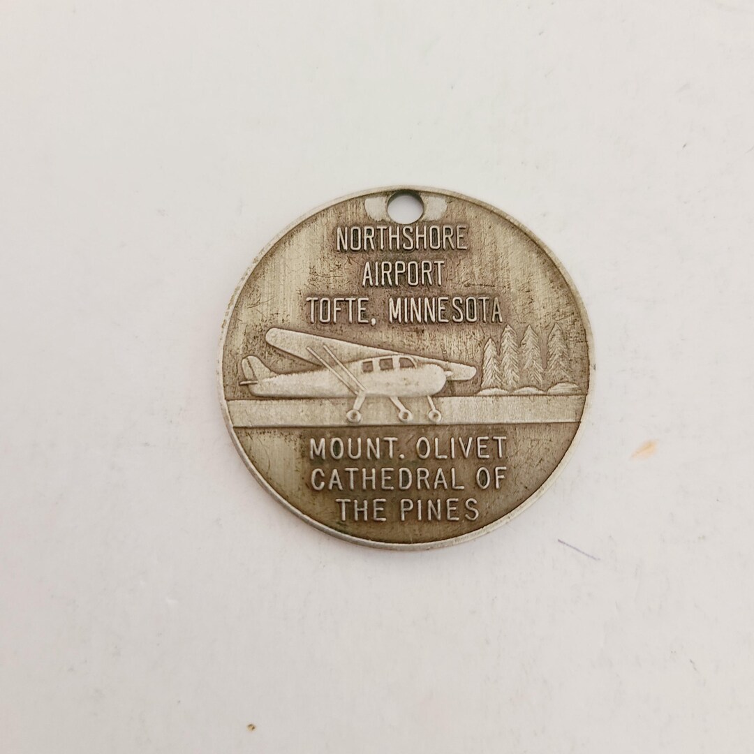 Vintage Circa 1980's Keyring Medallion for a Now Abandoned Airfield ...