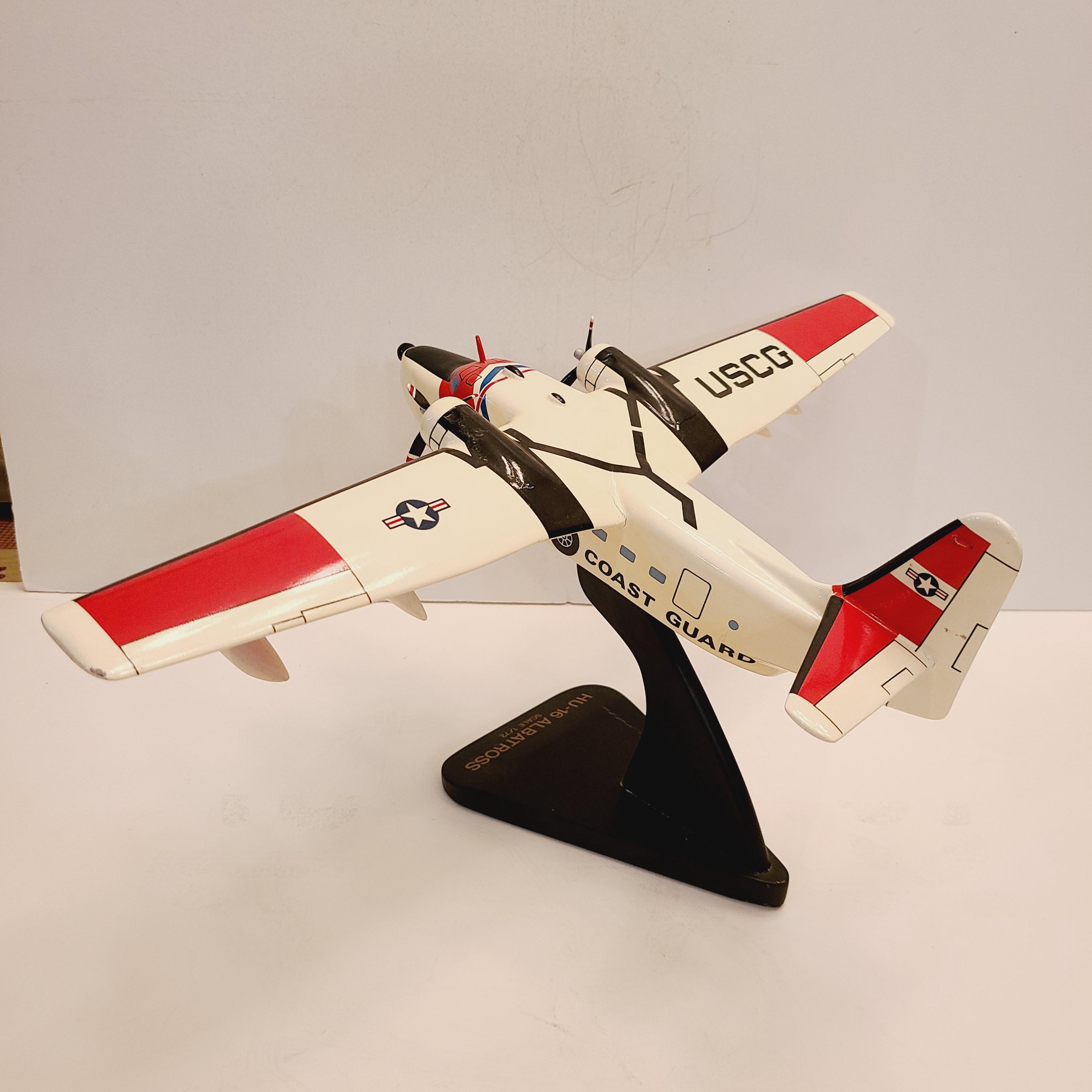 Vintage USCG Grumman Albatross HU-16 Model: Coast Guard Aviation Decor ...