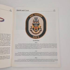 Vintage 1994 United States Navy Commissioning Program for USS Supply ...