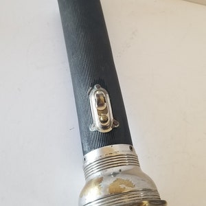 Antique Circa 1920's 3 D Cell Flashlight End Cap Identifies as "eclipse ...