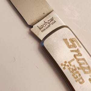 Vintage Circa 2000 Kershaw 5200 Japan Lockback Knife Snap-on Tools L3GP ...