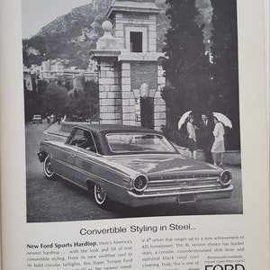 Vintage 1963 55th Annual Chicago Auto Show at Mccormick Place Show ...