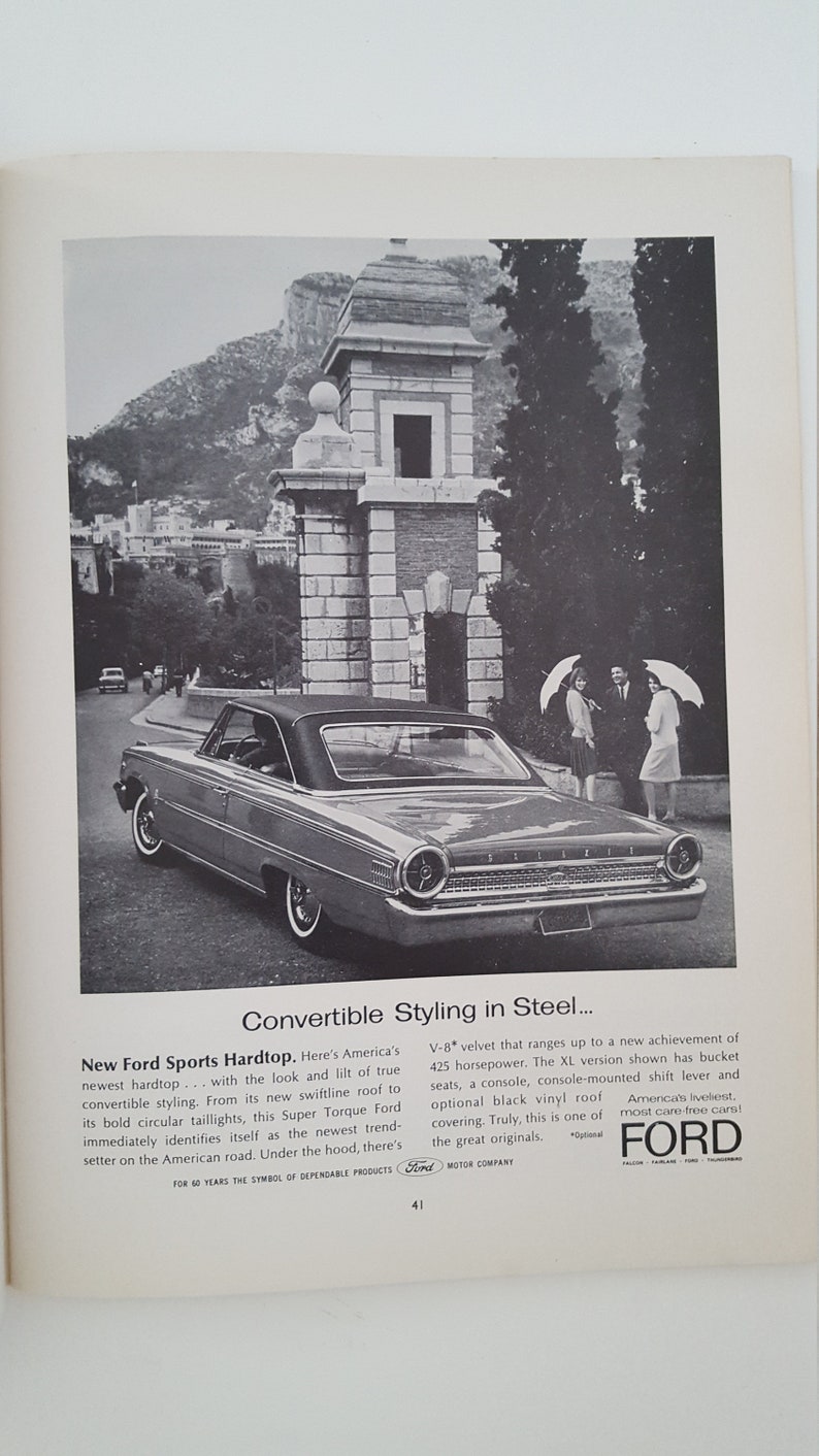 Vintage 1963 55th Annual Chicago Auto Show at Mccormick Place - Etsy