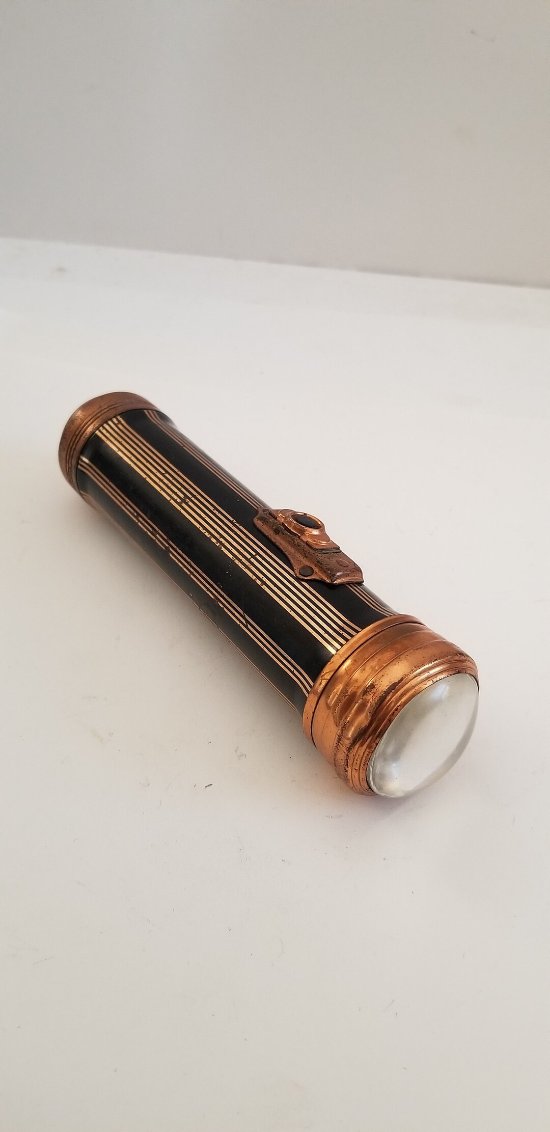 Vintage 1940 Eveready Model 9251 Flashlight Steel Copper Art - Etsy