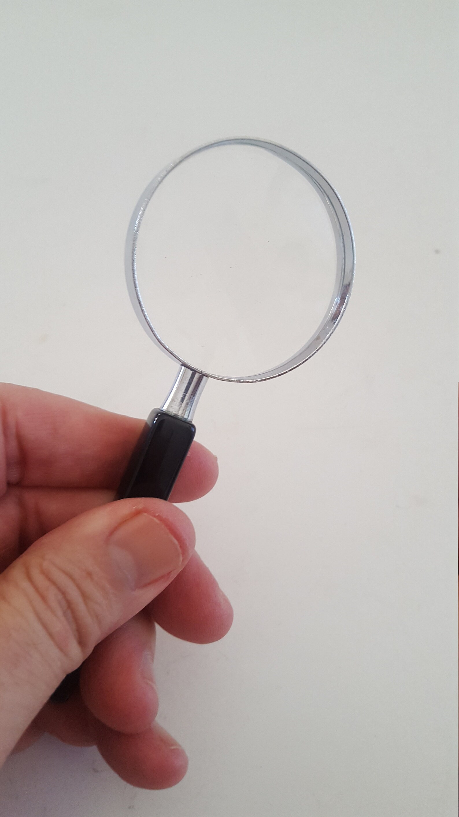Vintage Small Size Magnifying Glass Metal Frame With Plastic - Etsy