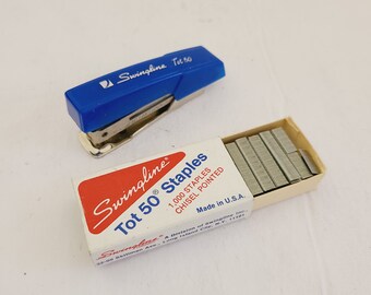 Vintage Circa 1970's Bates Model "pixie" Stapler With Box of Swingline ...