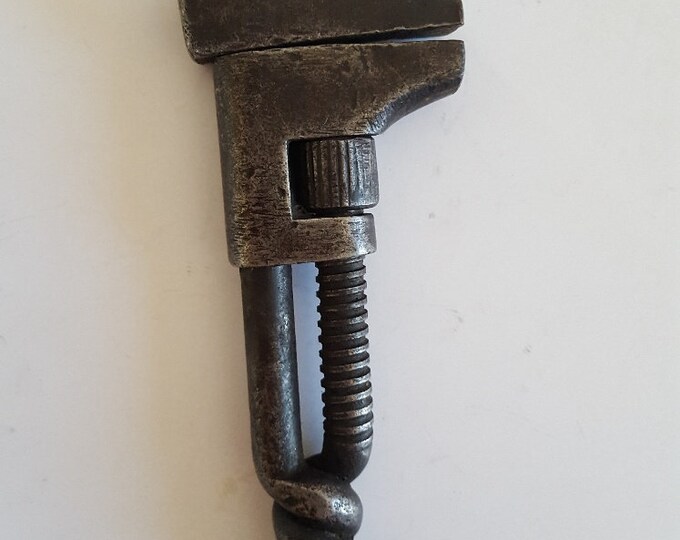 Antique Acme attributedadjustable Wrench With Twisted Handle, Opens to ...