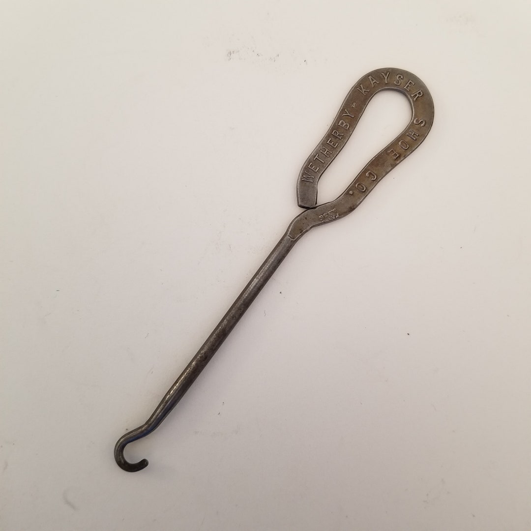 Antique Advertising Shoe Button Hook, Wetherby-kayser Shoe Co. Probably ...