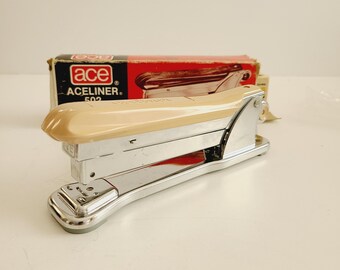Vintage Circa 1970's Bates Model "pixie" Stapler With Box of Swingline ...