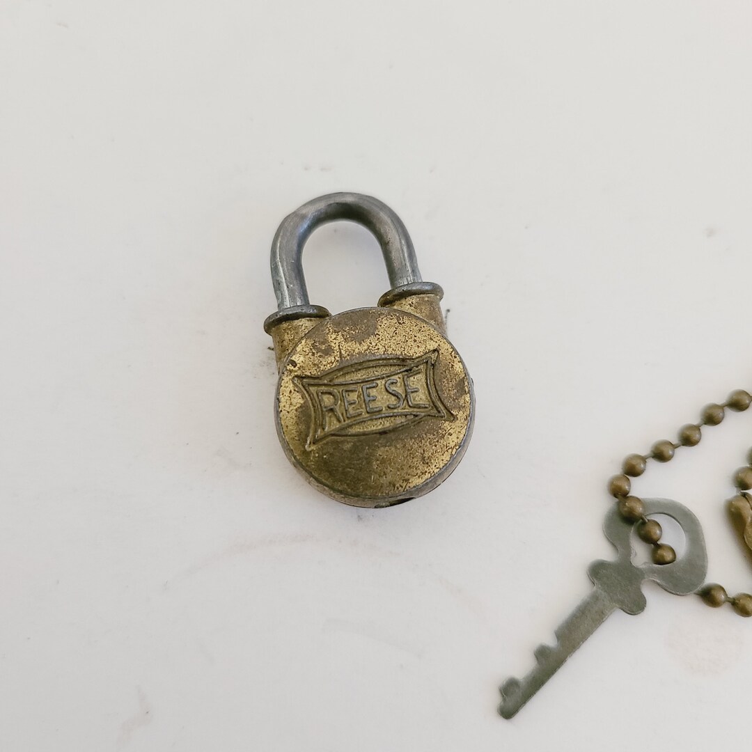 Vintage 1950's to 1960's Reese Padlock in Used but Good Condition With ...
