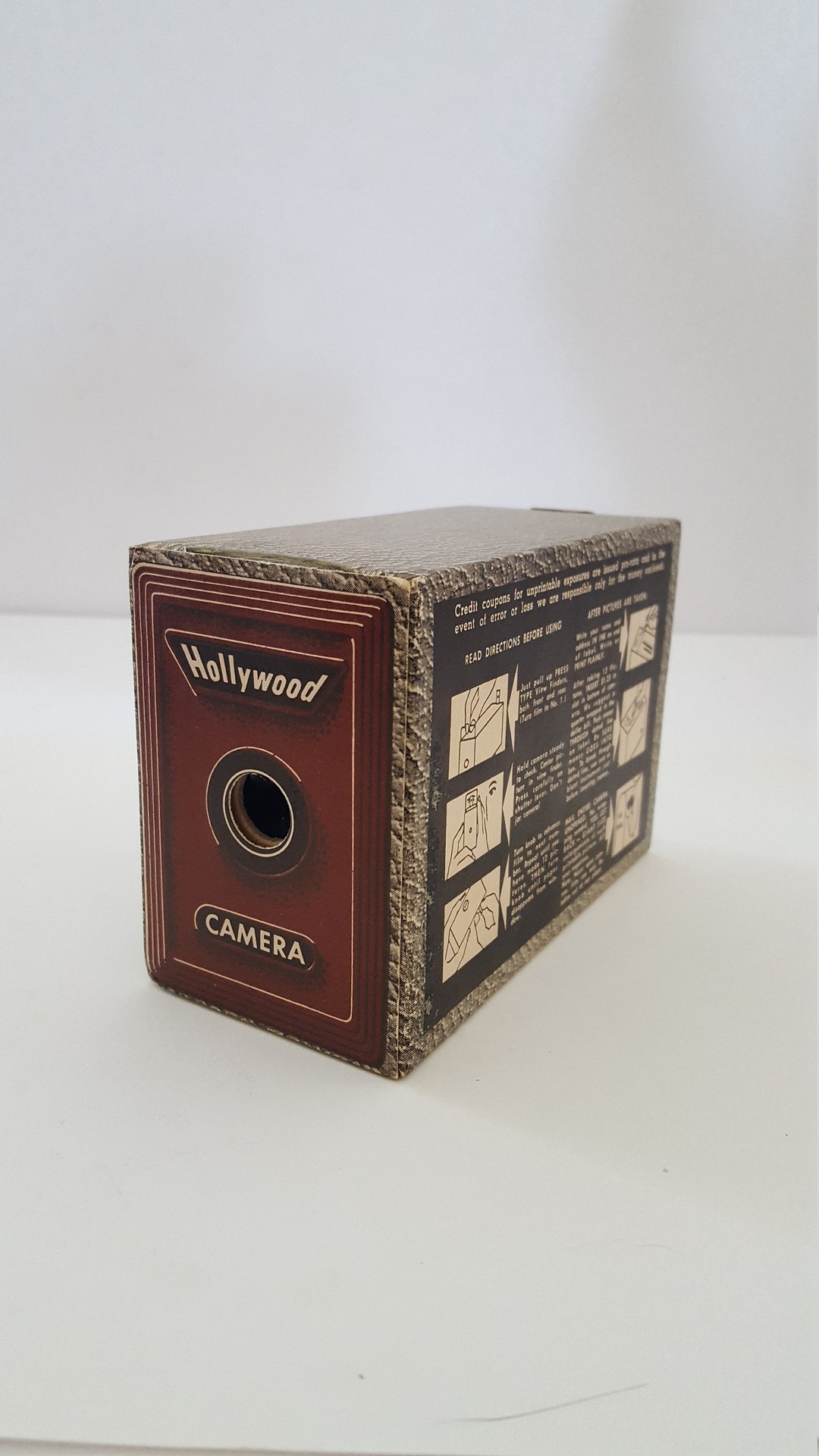 Vintage Circa Late 1940's Encore Camera Co Single Use Box Camera ...