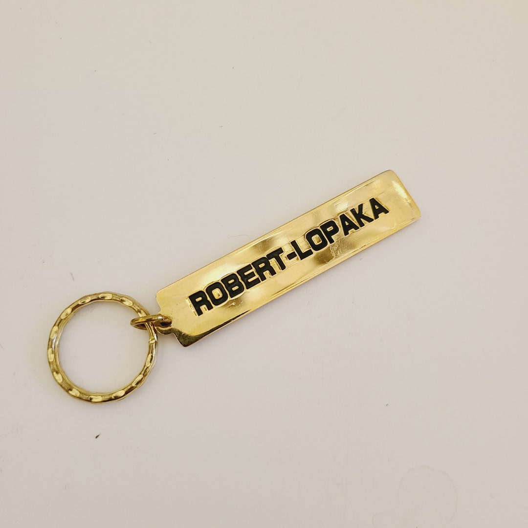 Vintage Circa 1980's Souvenir of Hawaii Keyring With Name Robert and ...