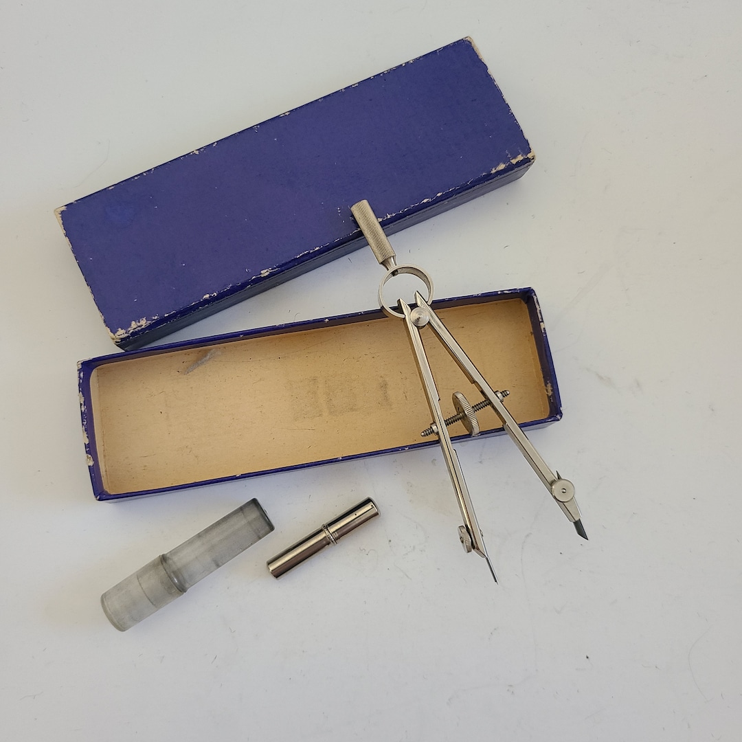 Vintage Circa 1950's Unmarked Ringed Bow Dividers With Central ...