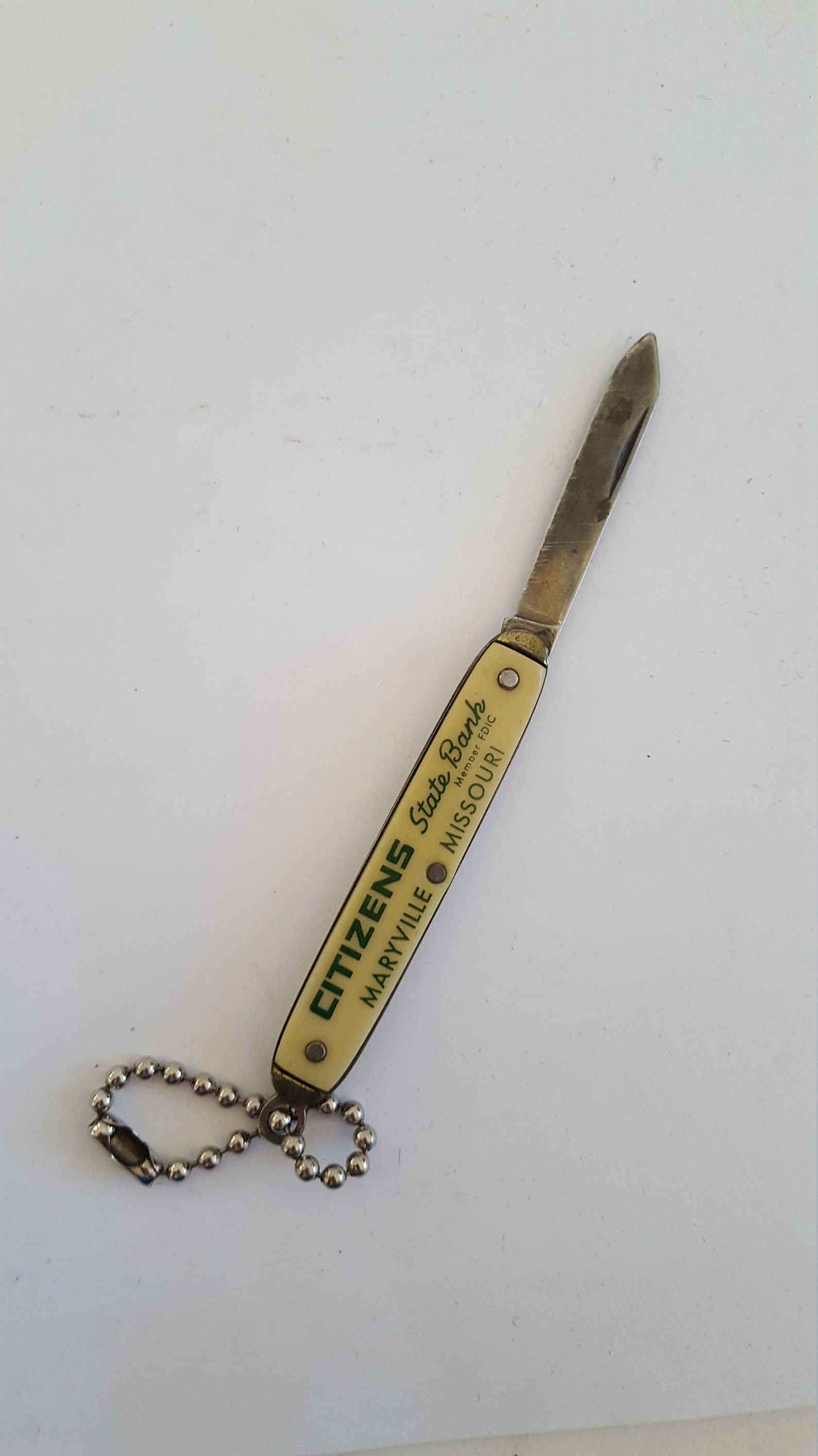 Vintage Circa 1960's Advertising Keychain Knife Citizens - Etsy