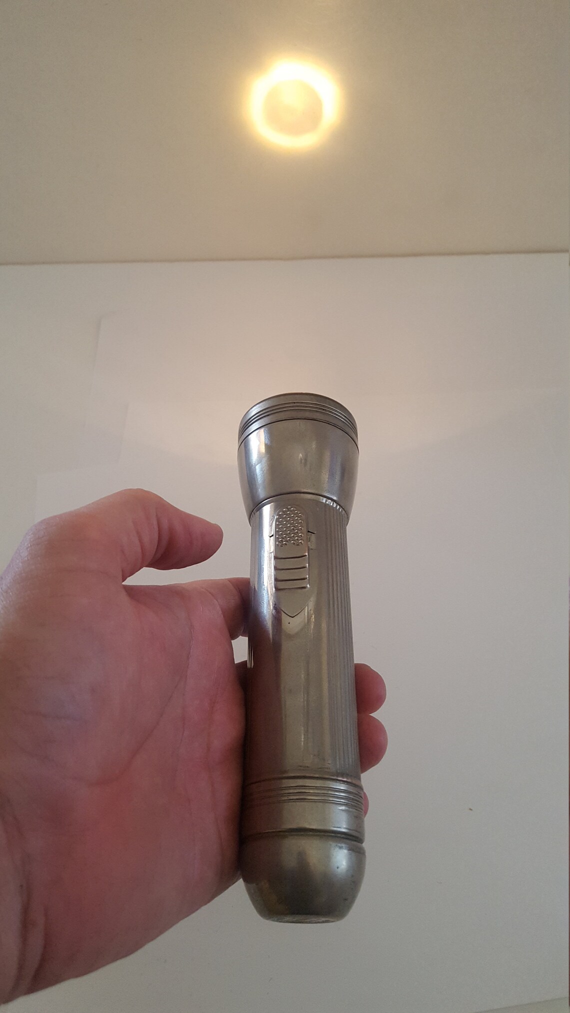 Vintage Unmarked USA Made Baby C Cell Flashlight With Glass | Etsy