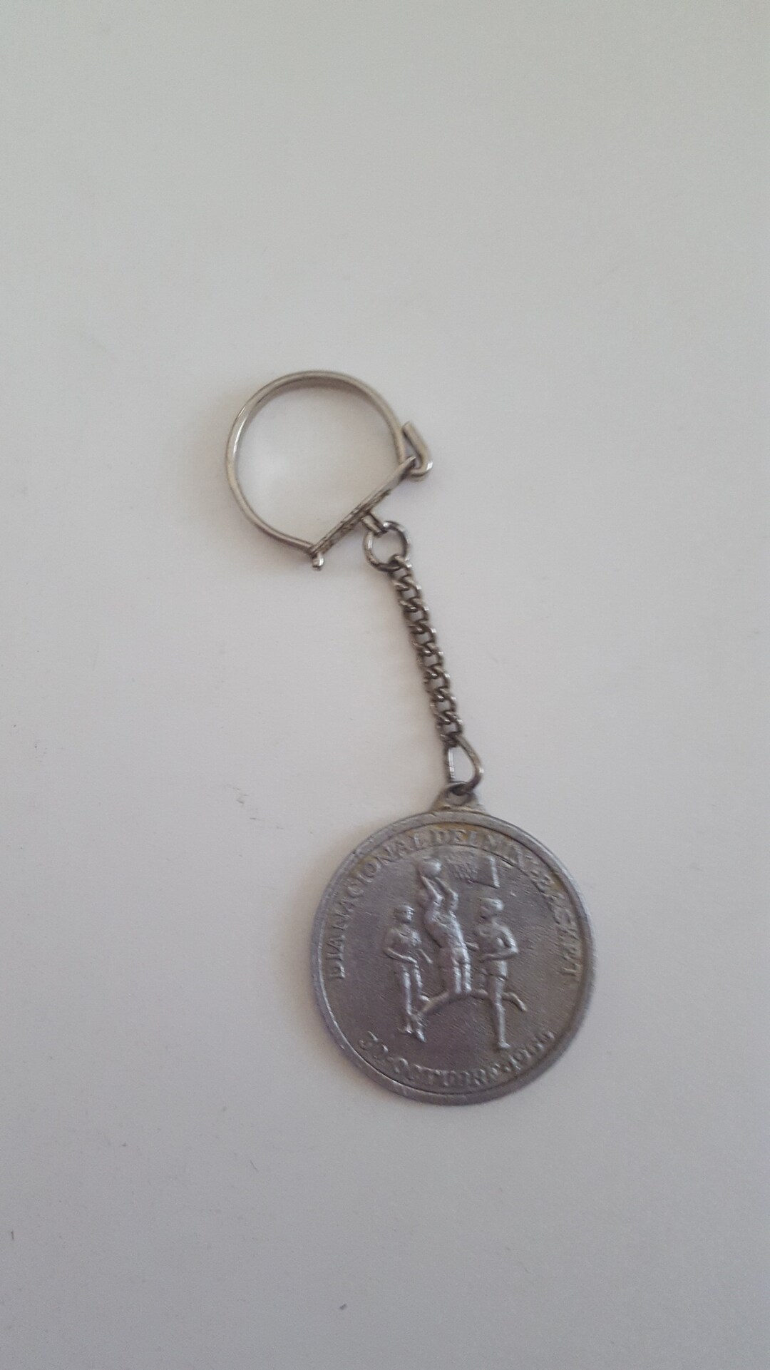 Vintage 1966 Argentinian National Basketball Keychain Sponsored by Coca ...