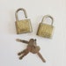 Vintage Circa 1960's to 1980's Brass US Navy Sea Bees Padlock, American ...
