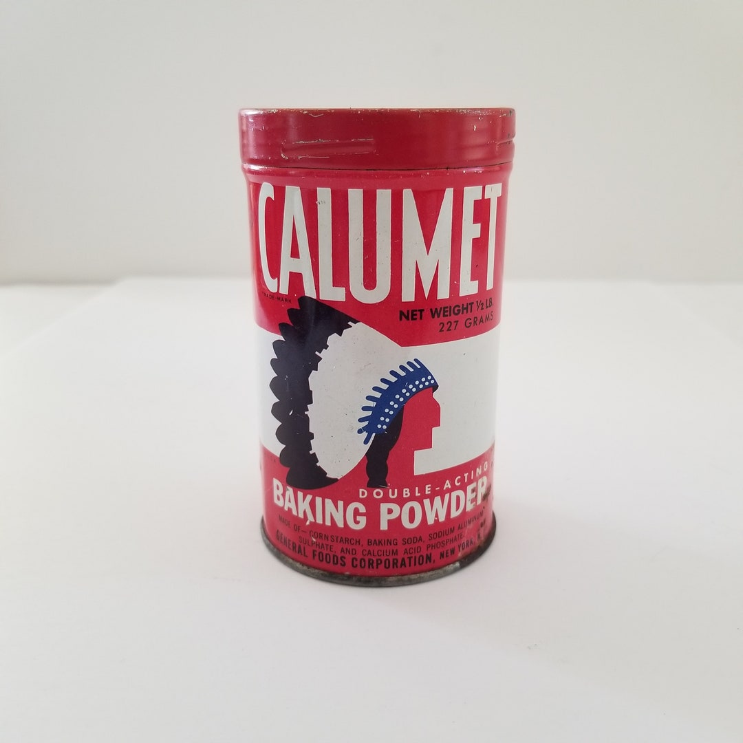 Vintage 1950's Calumet Baking Powder Tin Nice Graphic - Etsy
