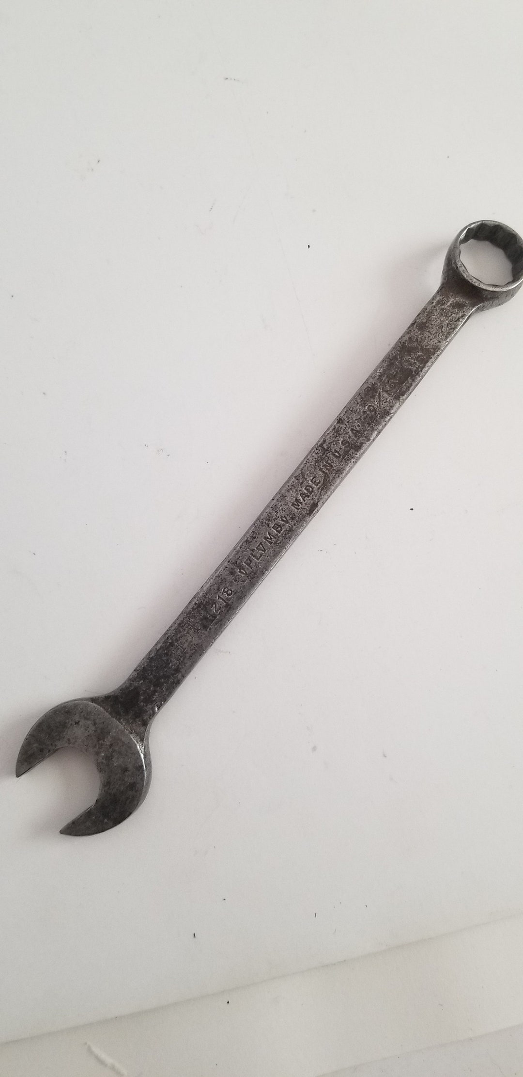 Vintage Plvmb (plomb) Tools No.1218 Combination Wrench Circa 1938 Size ...