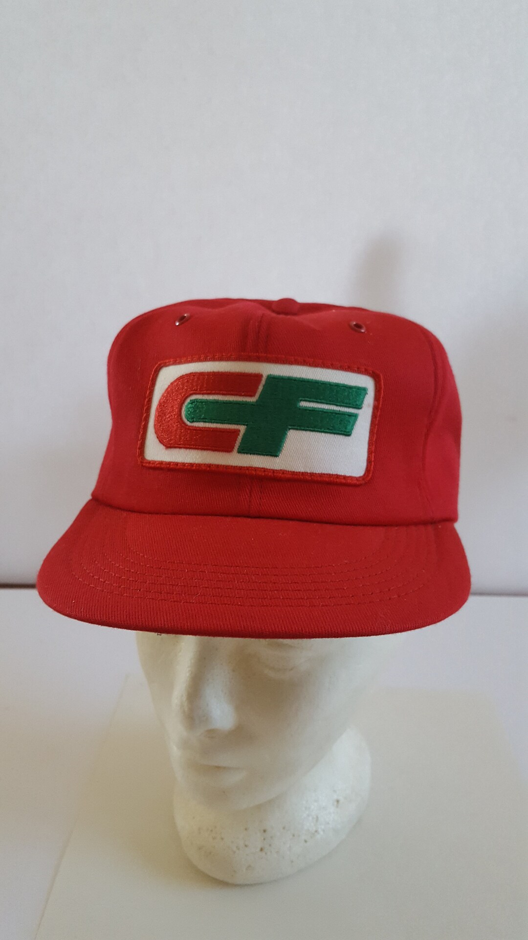 Vintage Circa 1970's Flat Brim Snap Back Trucker Cap Consolidated ...