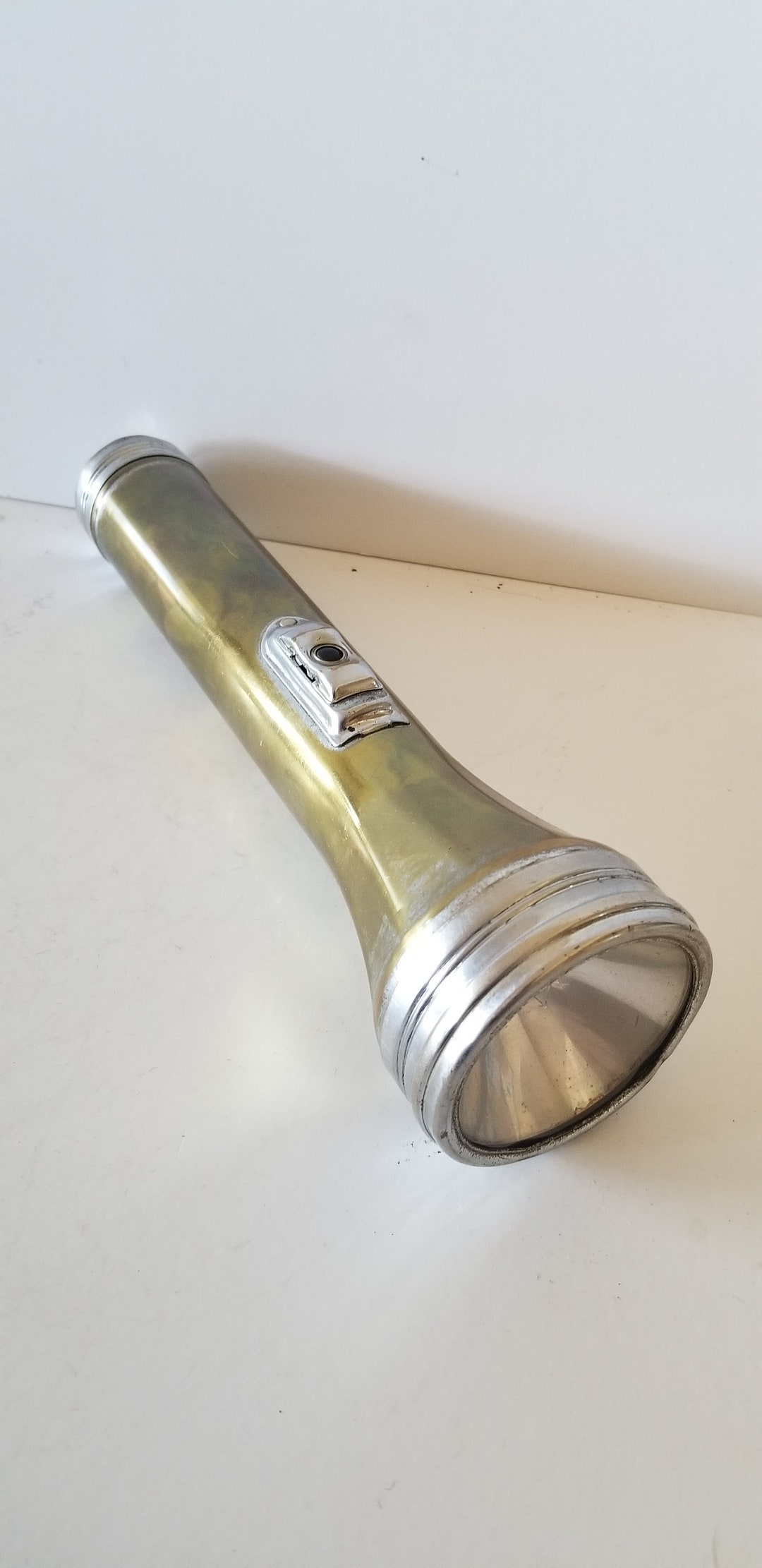 Vintage 1960's "wizard" 3 D Cell Flashlight, Mid Century Modern Design ...