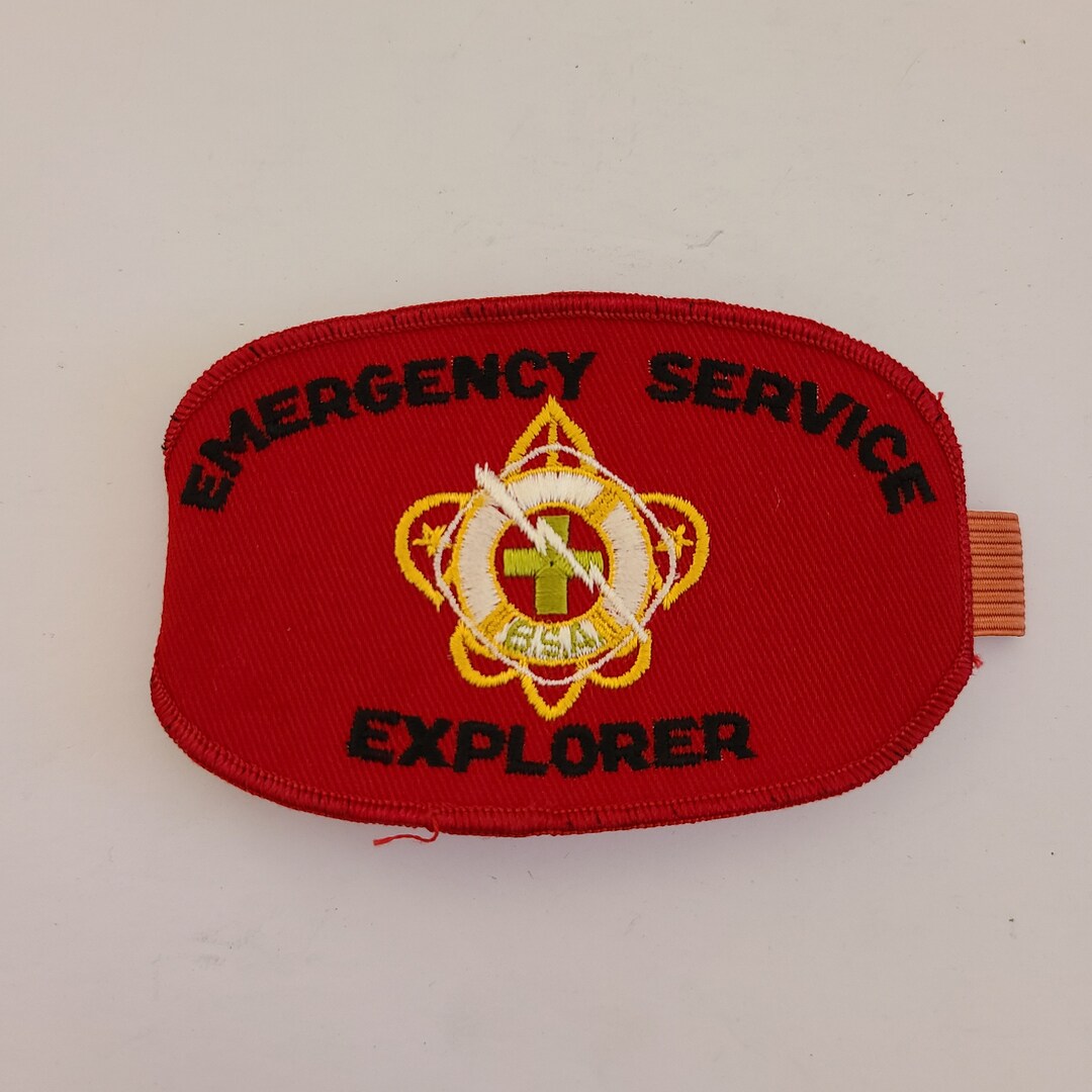 Vintage 1950's Boy Scouts "emergency Service Explorer" Armband ...