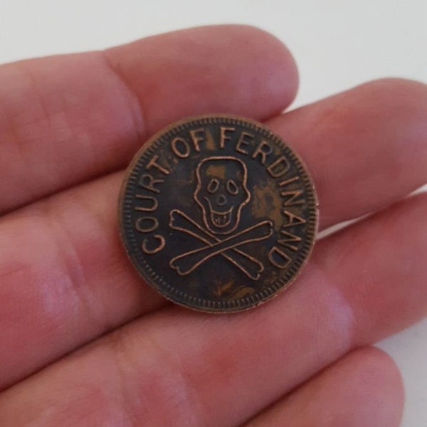 Skull and Crossbones Coin - Etsy