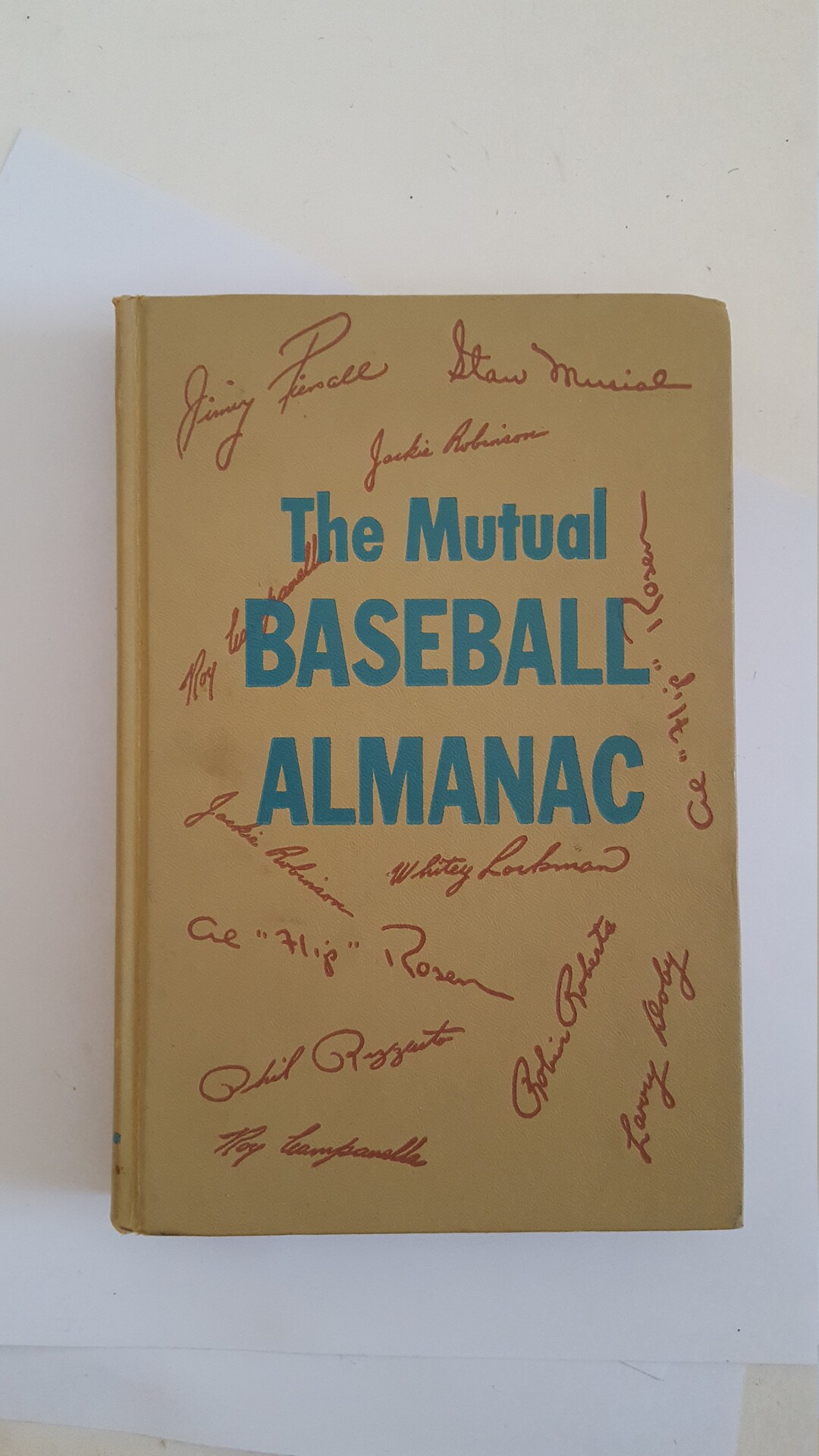 Vintage 1954 the Mutual Baseball Almanac by Roger Kahn and AL Helfer No ...