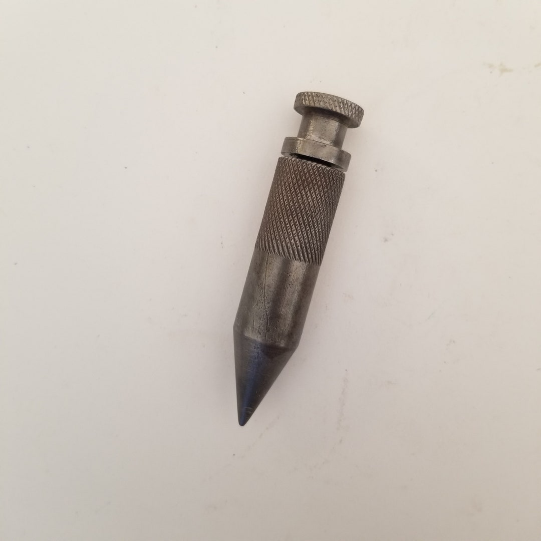 Vintage Solid Steel Machined Plumb Bob Cleaned Unmarked but - Etsy