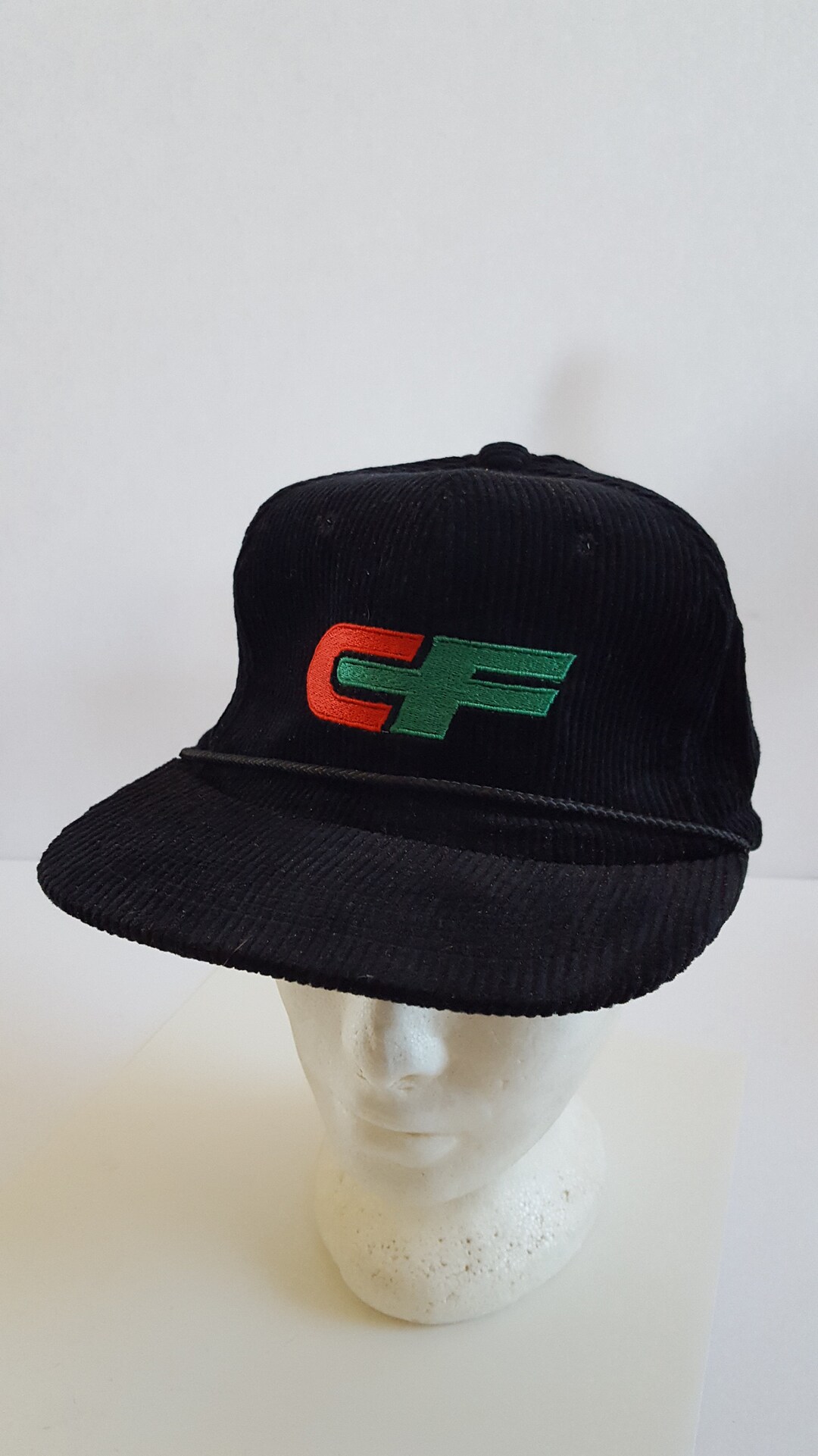 Vintage 1970s Corduroy Trucker Cap: Consolidated Freightways, Made in ...
