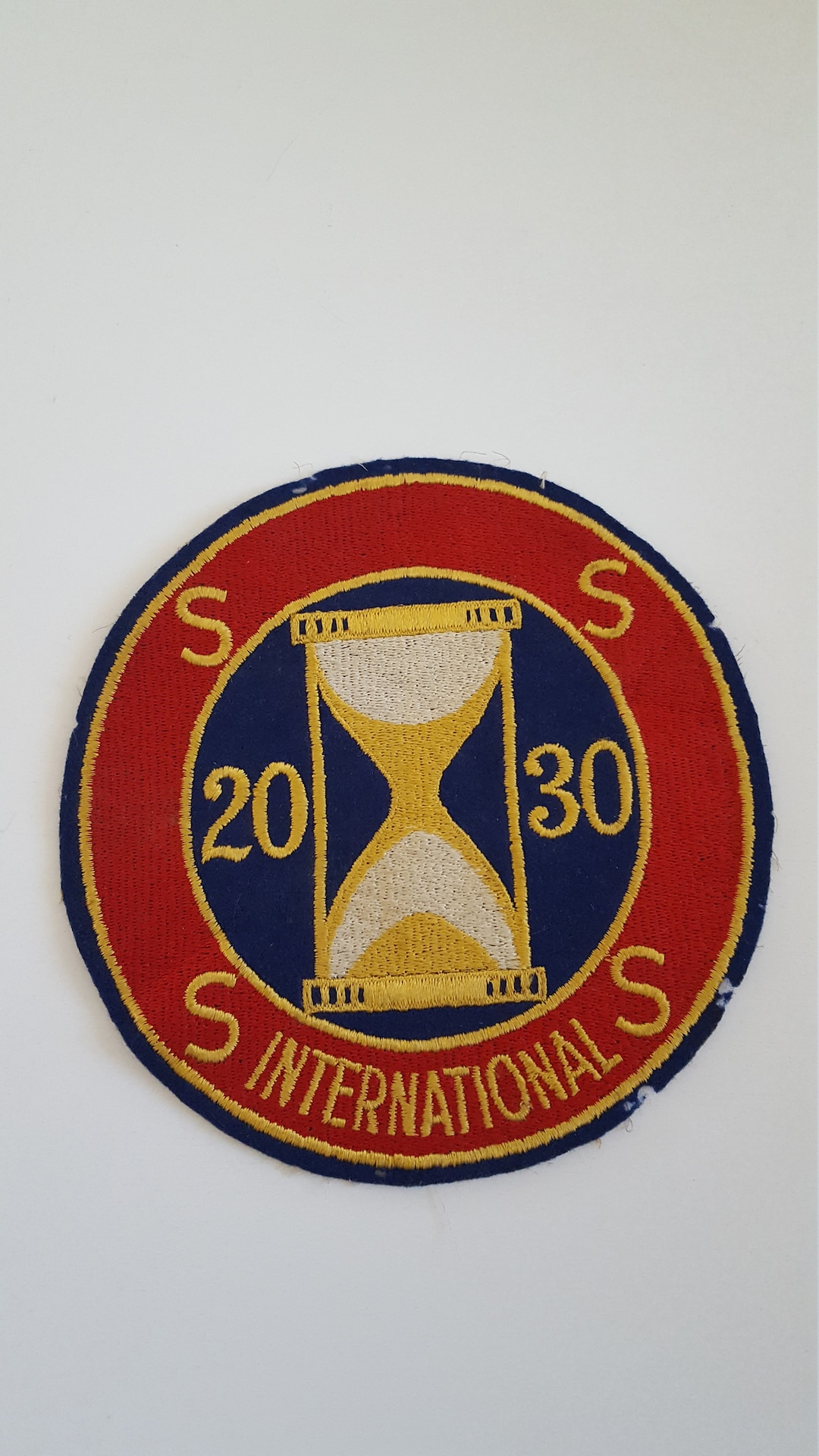 Vintage 1950s "4 S International" Hourglass Patch - Etsy